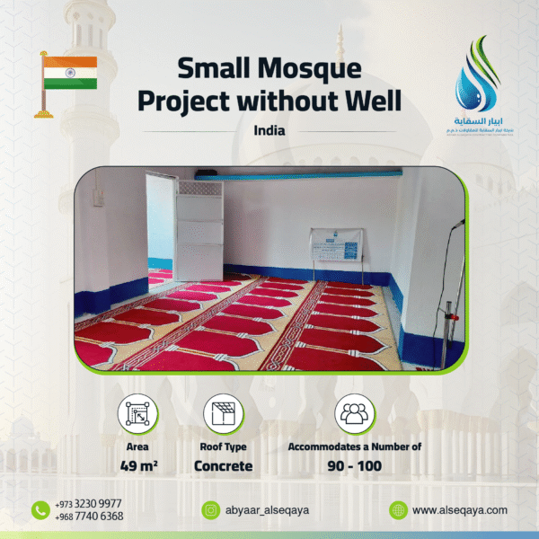Small mosque, 49 m, concrete roof, no well – India % % - sitename%%